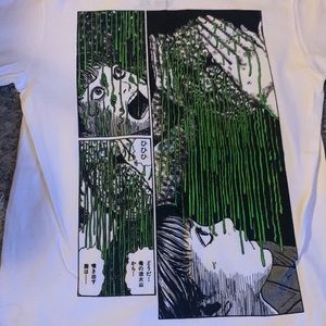 Hot Topic | Shirts | Junji Ito Collection Crunchy Roll Hot Topic Green ...